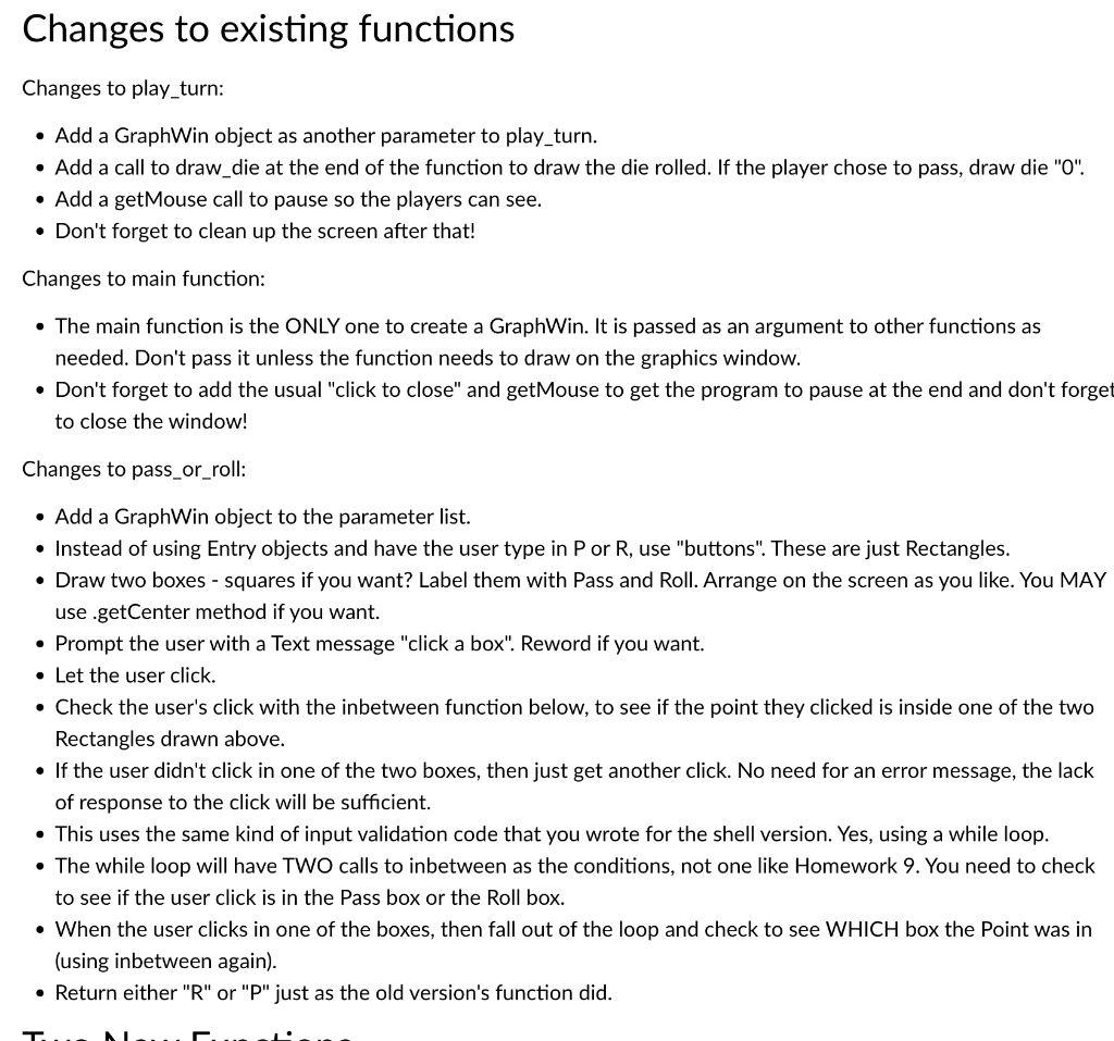 Solved needs to be done in python existing program code | Chegg.com