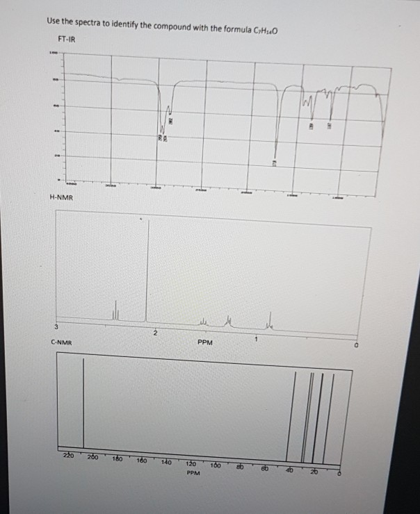 Solved Using the spectra attached, identify the compound | Chegg.com