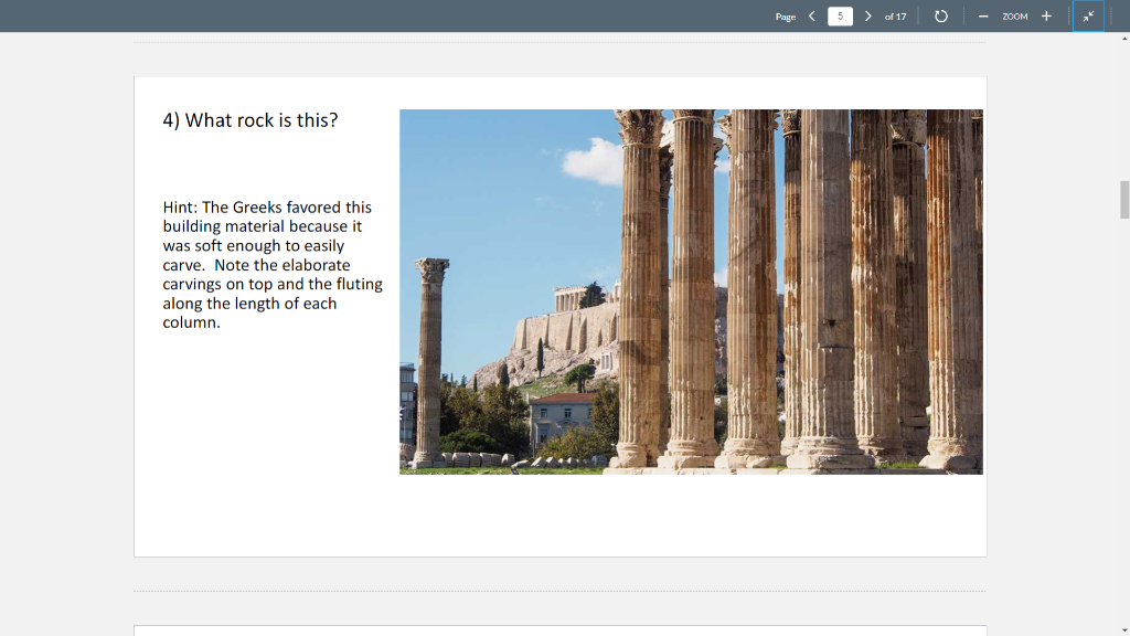 Solved Identifying commercial rocks Directions: Identify | Chegg.com