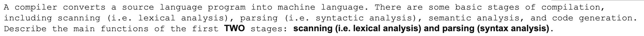 Solved A compiler converts a source language program into | Chegg.com