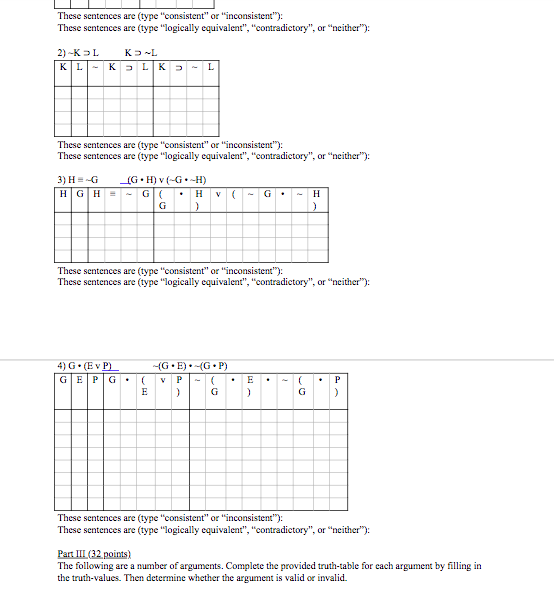 Module 9: Truth-Tables for Propositions and Arguments | Chegg.com