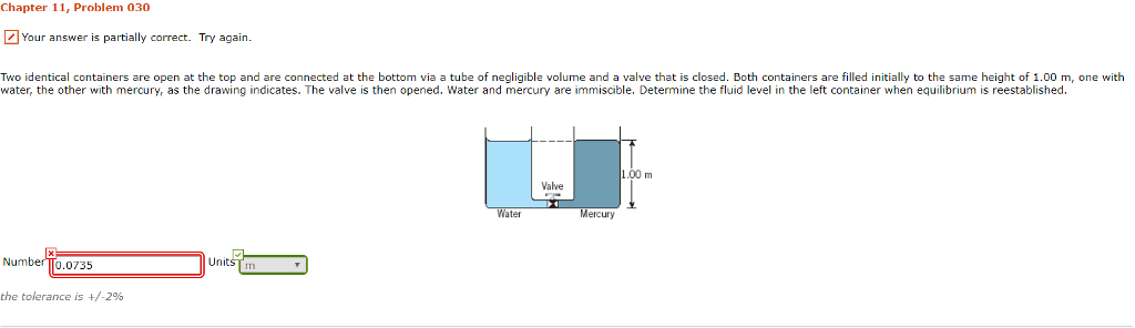 Solved Chapter 11 Problem 030 Your Answer Is Partially 2453