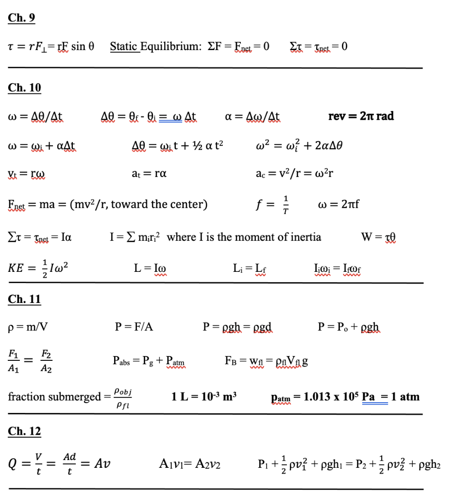 Solved I need helpppp!!! PLEASE ONLY USE THESE FORMULAS | Chegg.com