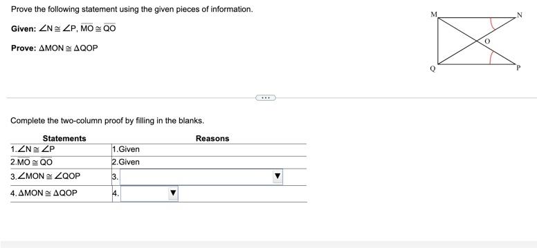 Solved M N Prove the following statement using the given | Chegg.com