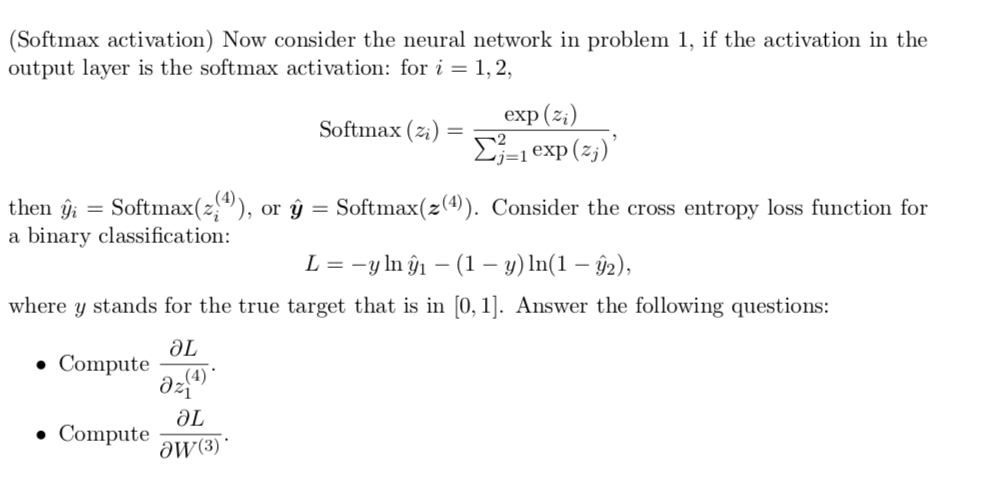 Solved Consider a 4-layer neural network showing below: the | Chegg.com