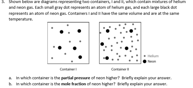Solved Shown below are diagrams representing two containers, | Chegg.com