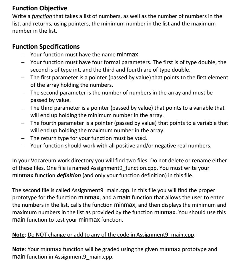 Solved Function Objective Write a function that takes a list | Chegg.com