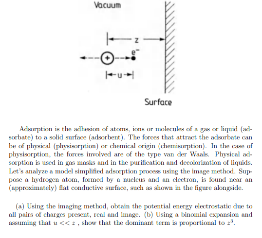 Solved Adsorption is the adhesion of atoms, ions or | Chegg.com