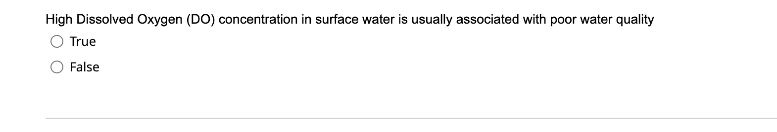 Solved High Dissolved Oxygen (DO) concentration in surface | Chegg.com