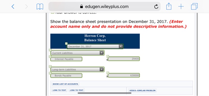 Solved ASSIGNMENT Chapter 10 HomeworkProblem 10-3A (Part | Chegg.com