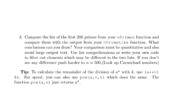 Part 3 Prime numbers satisfy another property. If one | Chegg.com
