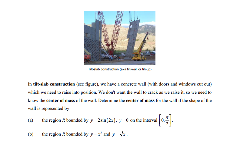 Solved Tilt-slab construction (aka tilt-wall or tilt-up) In | Chegg.com