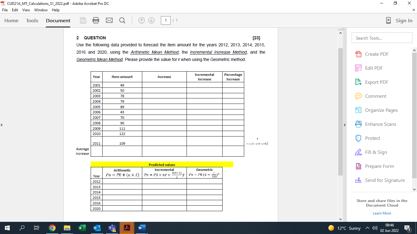 Solved Content X Bb Microsof X Forecast X Bb Resectio X Bet | Chegg.com