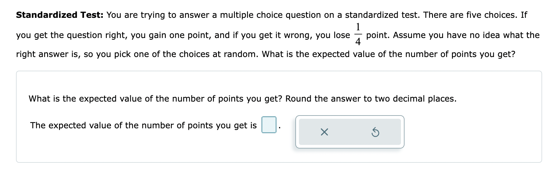 Solved Standardized Test: You are trying to answer a | Chegg.com