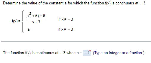 Solved Determine the value of the constant a for which the | Chegg.com