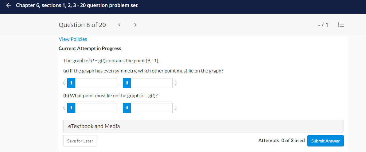Solved Chapter 6 Sections 1 2 3 20 Question Problem