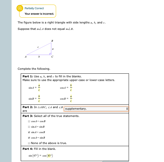 Solved e Partially Correct Your answer is incorrect. The | Chegg.com