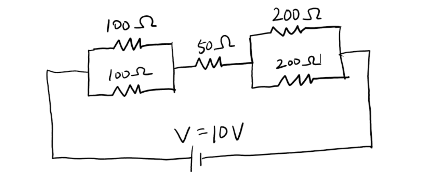Solved 3. Calculate the current passing through the 50-ohm | Chegg.com