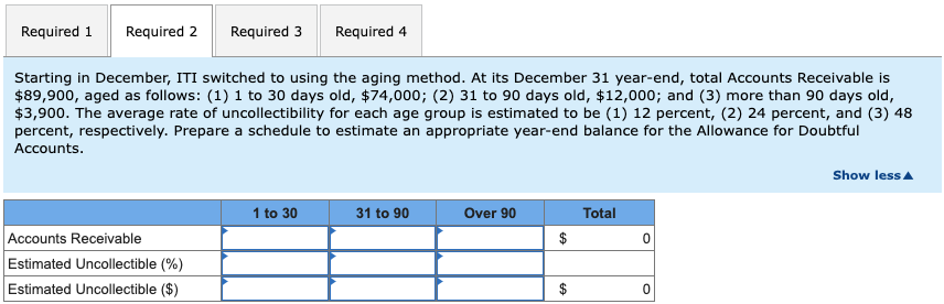Solved E8-8 (Algo) Recording and Reporting Allowance for | Chegg.com