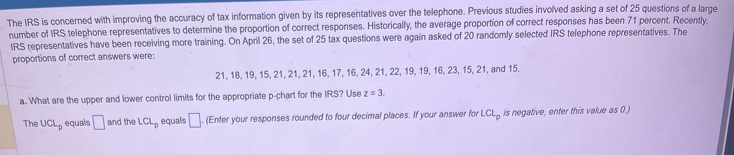 Solved The IRS is concerned with improving the accuracy of | Chegg.com