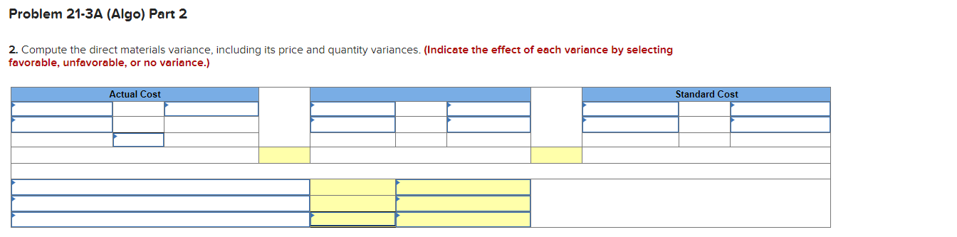 Solved Problem 21-3A (Algo) Flexible overhead budget; | Chegg.com