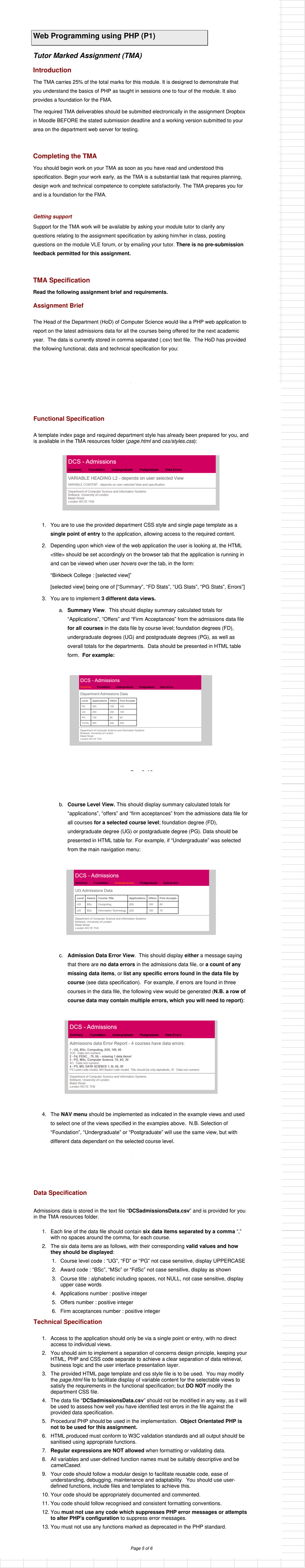 Solved Web Programming using PHP (P1) Tutor Marked | Chegg.com