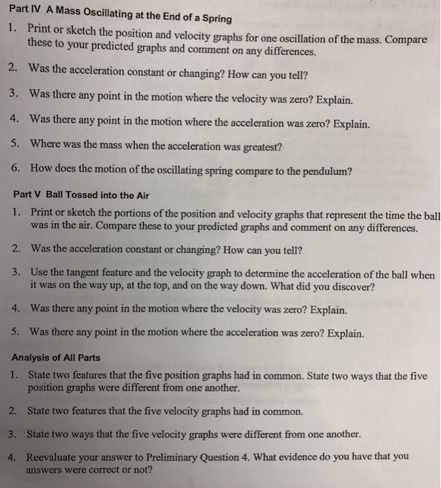 Solved ANALYSIS Part I Oscillating Pendulum 1. Print or | Chegg.com