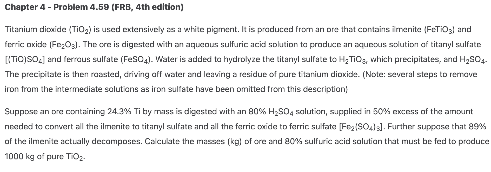 Solved by an EXPERT Chapter 4 - ﻿Problem 4.59 (FRB, 4th edition)Titanium | Chegg.com