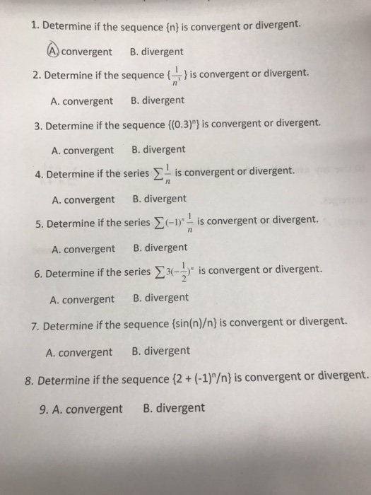 Difference between convergent and divergent sequences - destinationtery Difference between convergent and divergent sequences - destinationtery