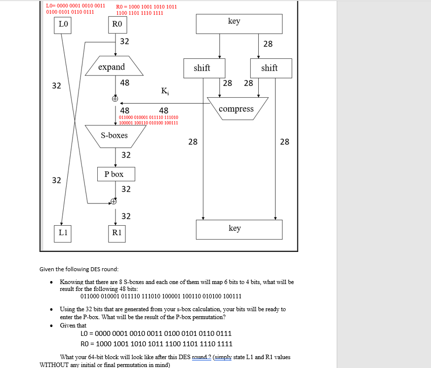 Solved LO=0000 0001 0010 0011 0100 0101 0110 0111 LO R0 = | Chegg.com