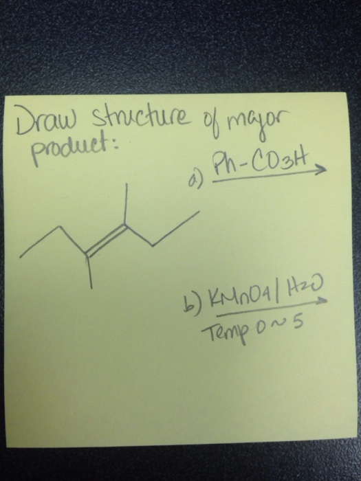 Solved Draw structure of major product: | Chegg.com Solved Draw structure of major product: | Chegg.com