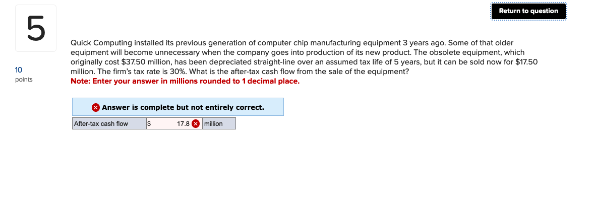 Solved Quick Computing installed its previous generation of | Chegg.com