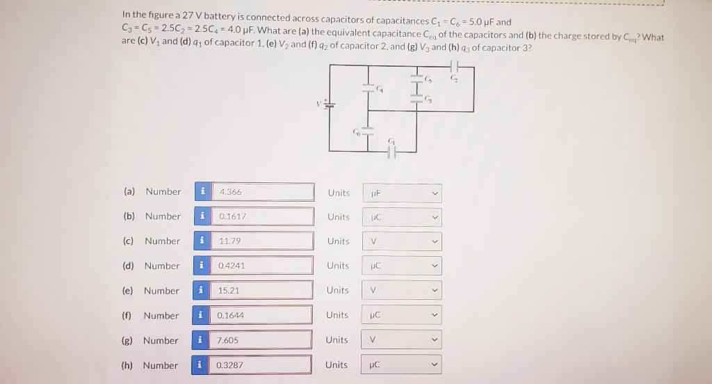 Solved In the figure a 27 V battery is connected across | Chegg.com