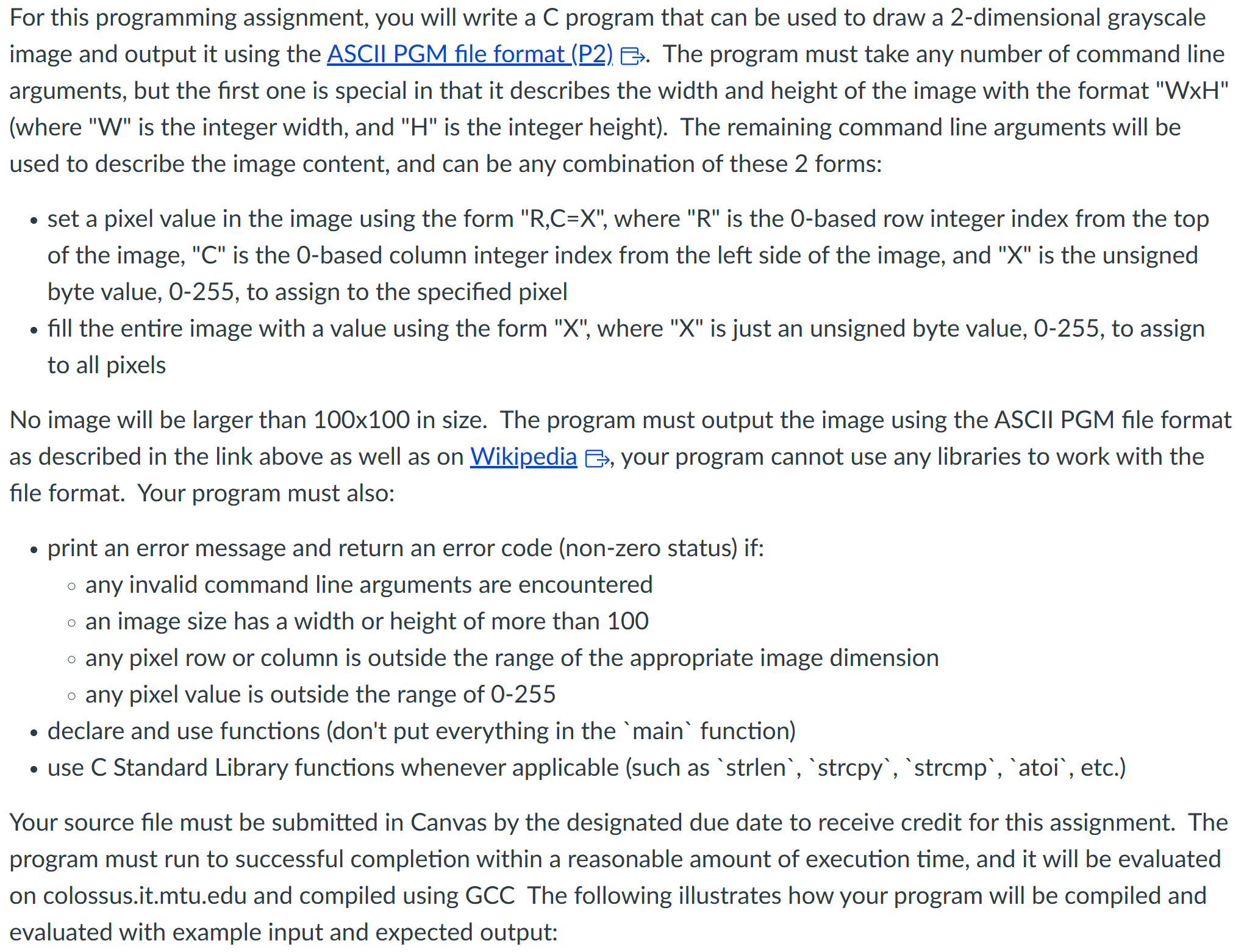 Solved For this programming assignment, you will write a C | Chegg.com
