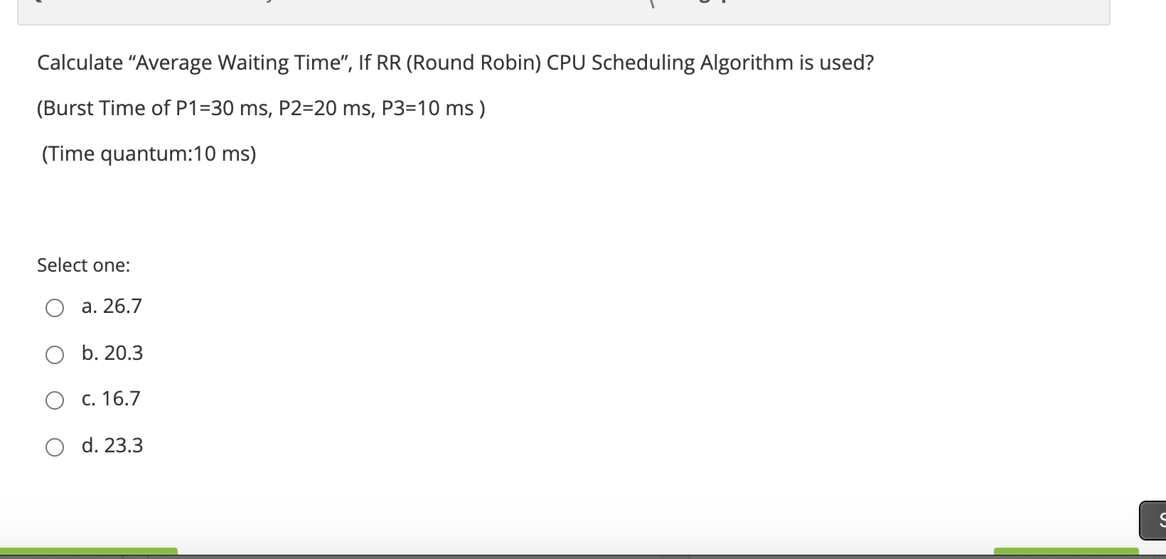 Solved Calculate "Average Waiting Time”, If RR (Round Robin) | Chegg.com