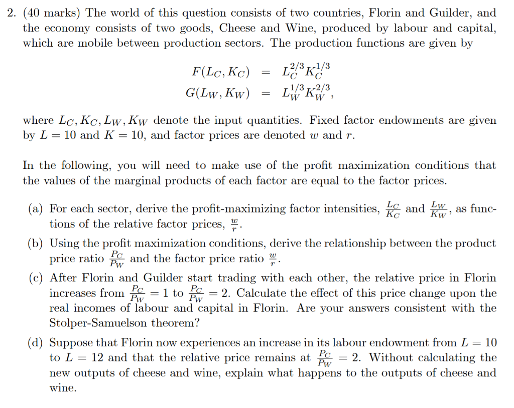 Solved 2. (40 marks) The world of this question consists of | Chegg.com