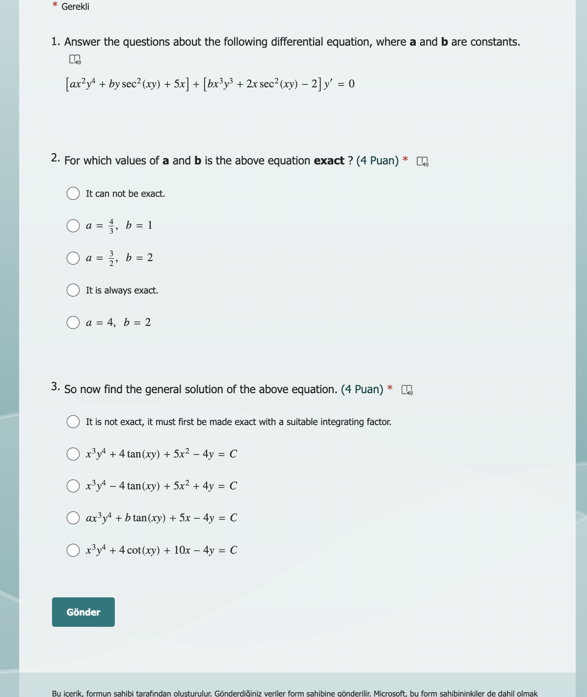 Solved 1. Answer the questions about the following | Chegg.com