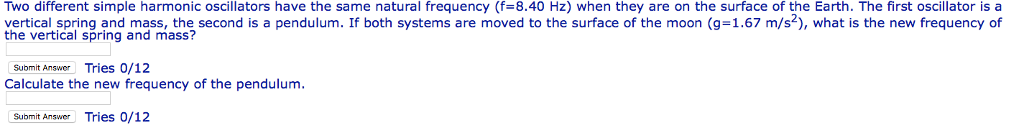 solved-two-different-simple-harmonic-oscillators-have-the-chegg