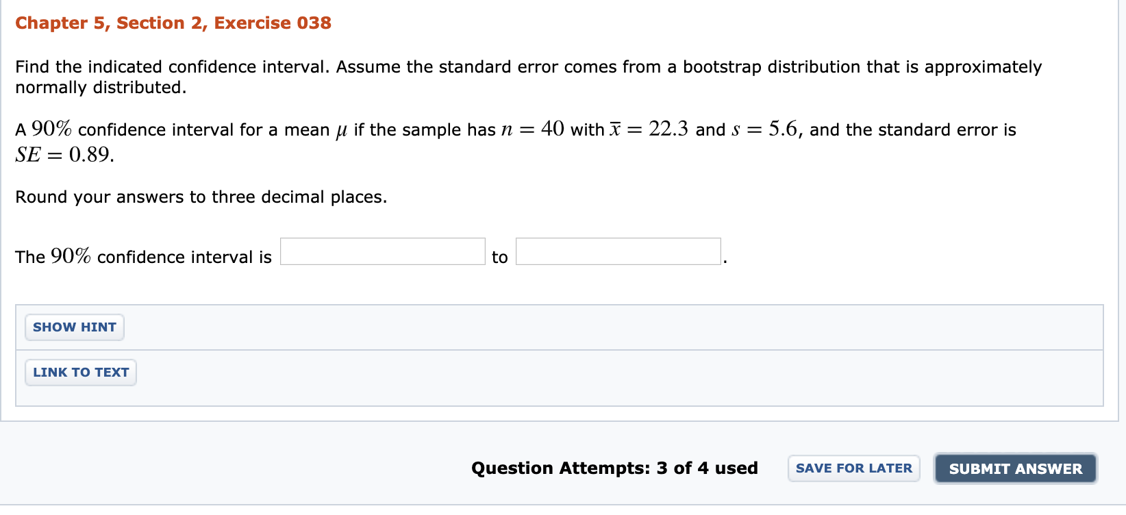 Solved: Chapter 5, Section 2, Exercise 038 Find The Indica... | Chegg.com