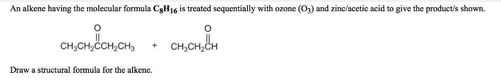 Solved An alkene having the molecular formula C7H14 is | Chegg.com