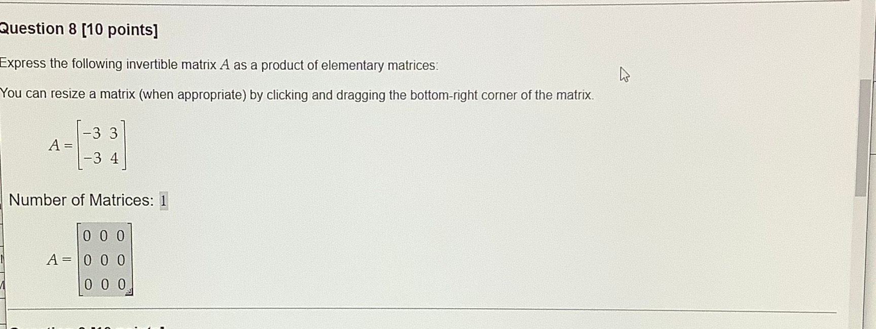 Solved Question 8 [10 points] Express the following | Chegg.com