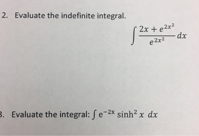 Solved Evaluate the indefinite integral. Integral 2x + | Chegg.com