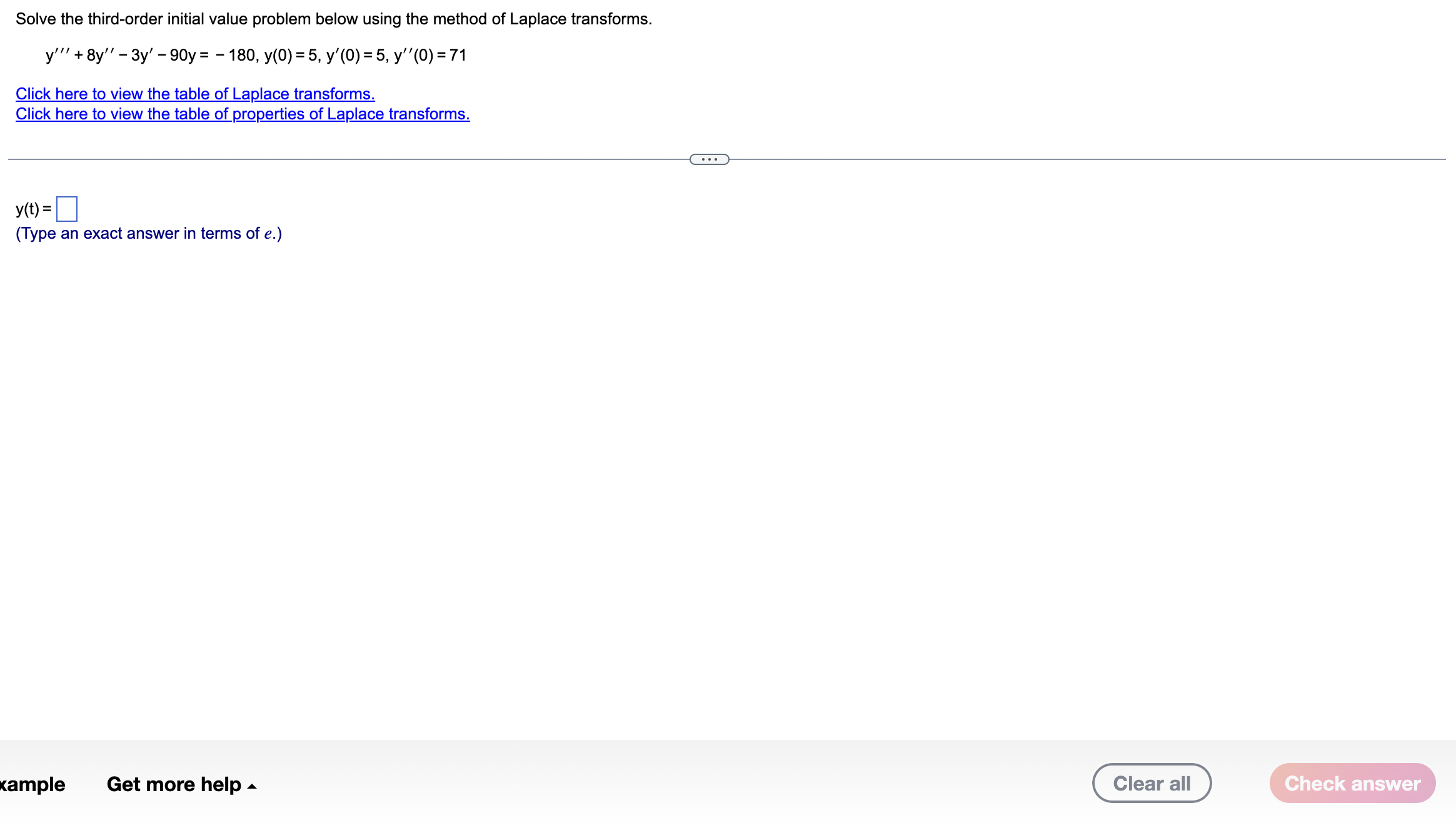 Solved Solve the third-order initial value problem below | Chegg.com