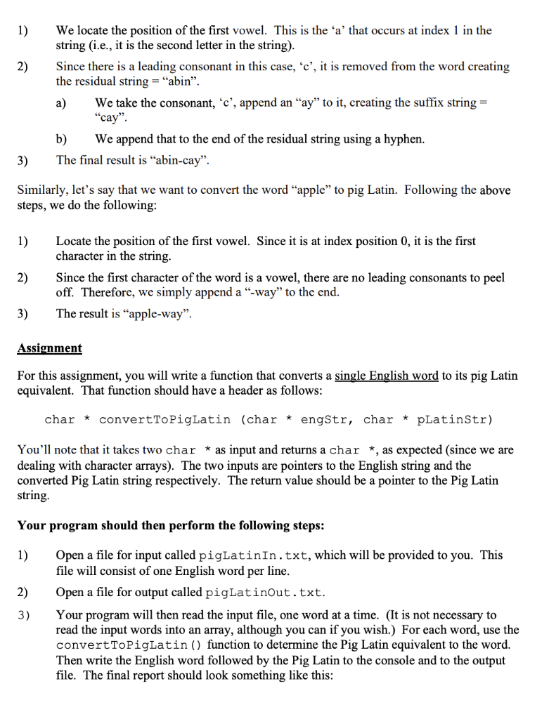 Solved Assignment #6 - Linked List Basics and Strings | Chegg.com