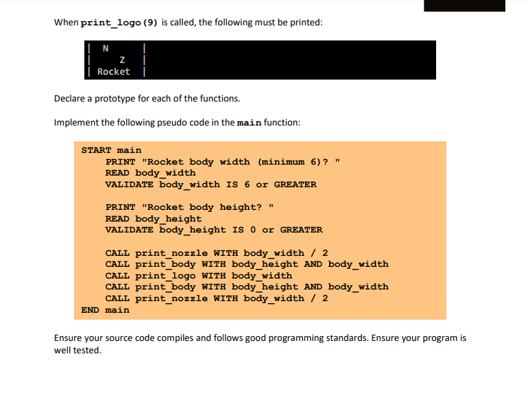 Solved COMP500 / ENSE501: Week 7 - Exercise: EXERCISE NAME: | Chegg.com