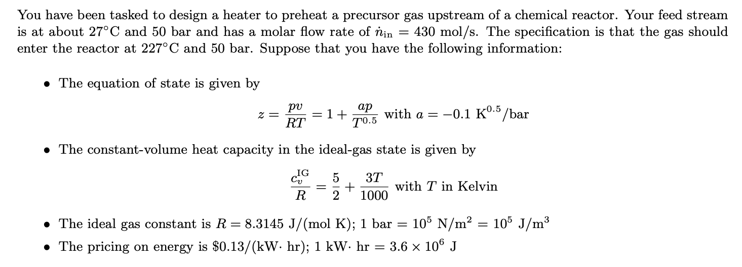 Solved a) Draw an annotated schematic of the process | Chegg.com