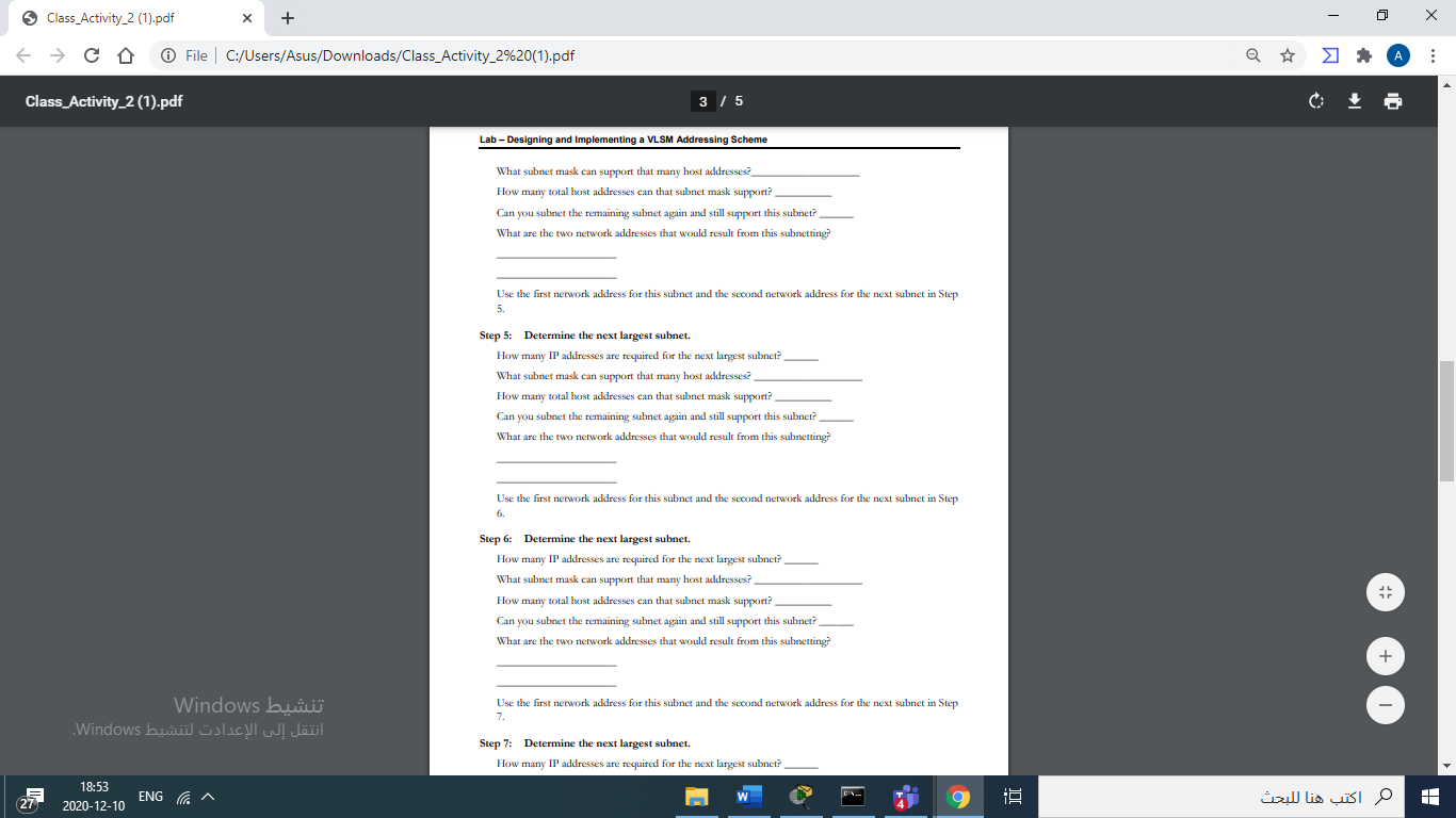 Solved Class_Activity 2 (1).pdf х + + → Co © File | Chegg.com