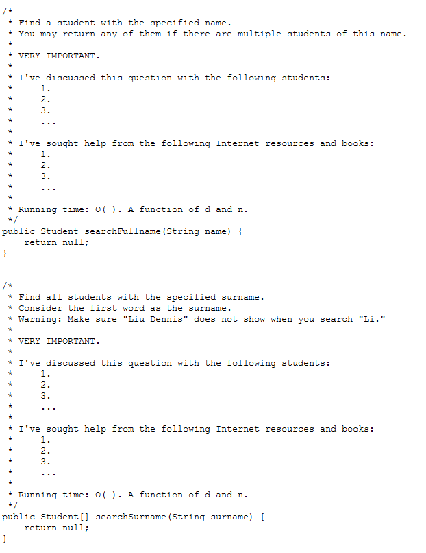 Solved 1. (100 points) Implement a binary search tree to | Chegg.com