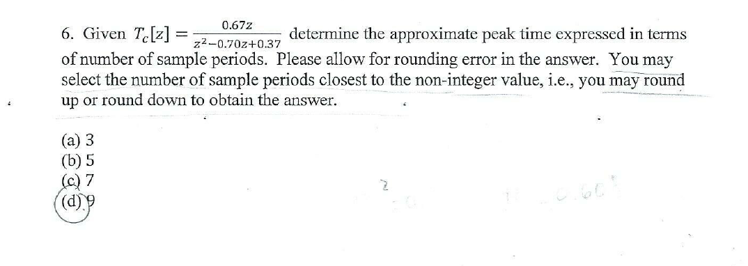 Solved 3 Suppose The Poles Of A Two Pole Discrete Time