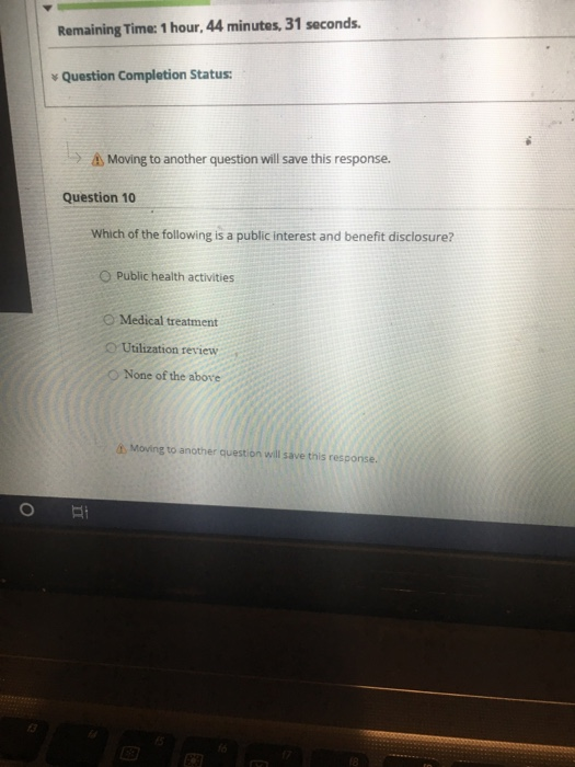 Solved Remaining Time: 1 hour, 45 minutes, 05 seconds. | Chegg.com